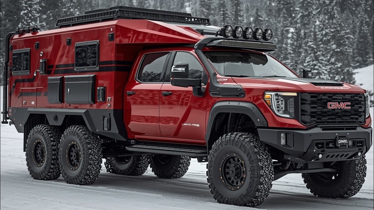 2026 GMC CampCruze 6x6 Camper Motorhome | Ultimate Off-Road RV ...