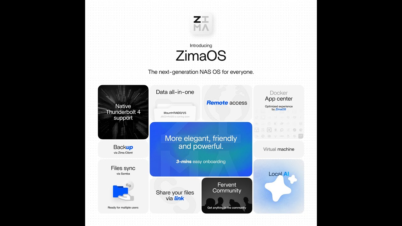 ZIMA OS, guide d'installation pour proxmox - YouTube