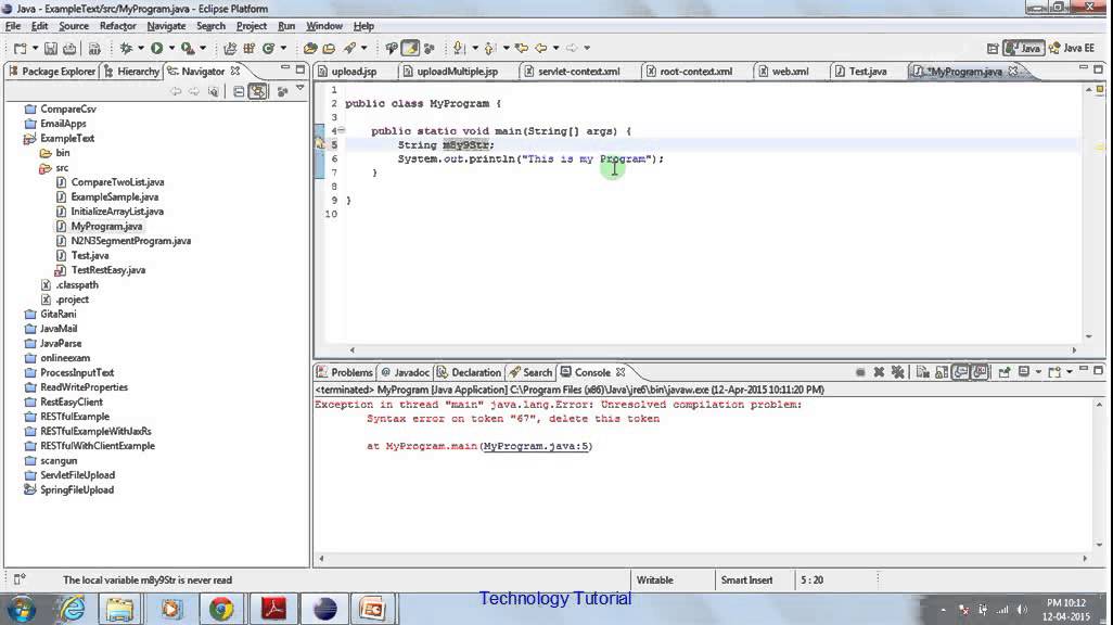 Java Variable Naming Standards and Keywords - YouTube