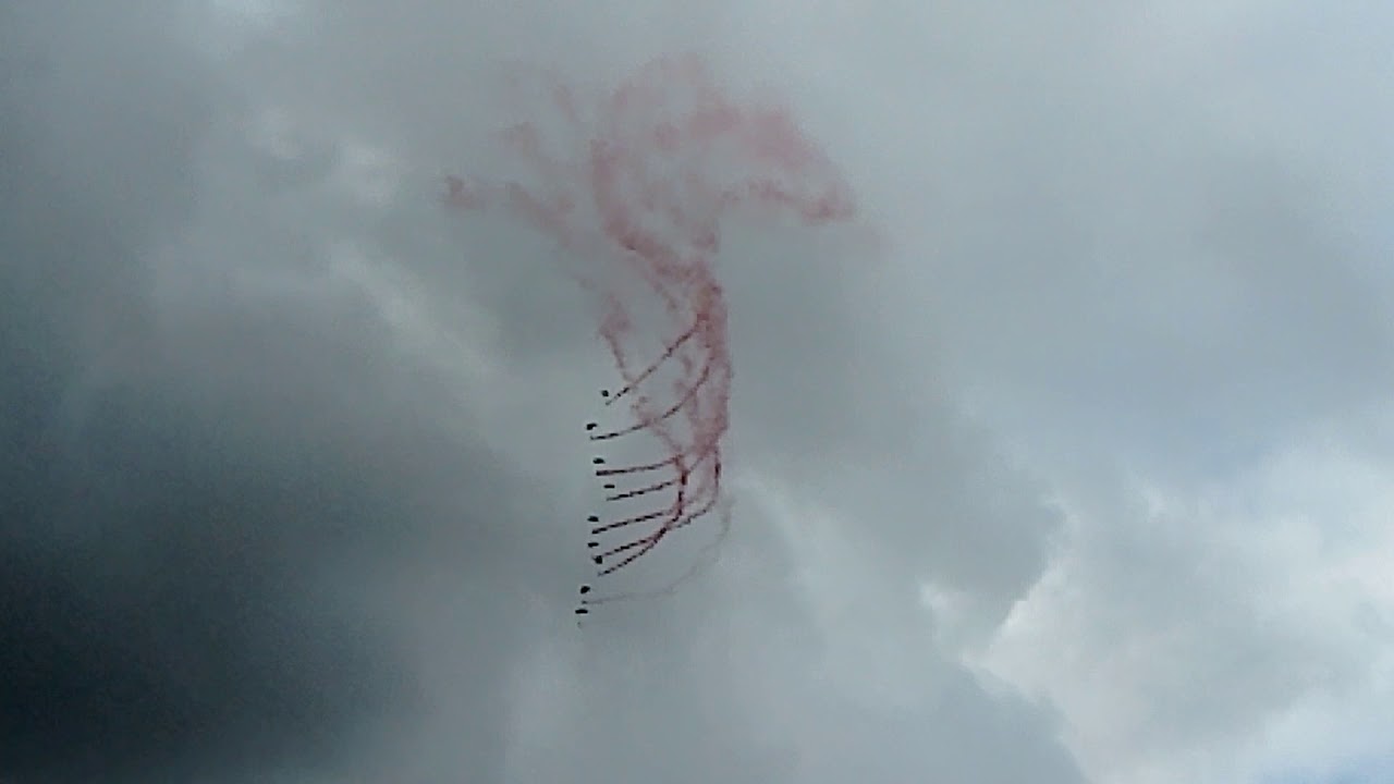 RAF Falcon parachute drop at Scampton Airshow 2017 - YouTube