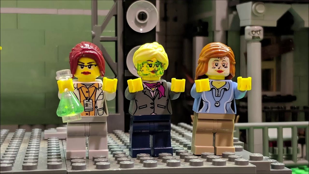 Halloween Lego Monster Mash Stop Motion Music Video - YouTube