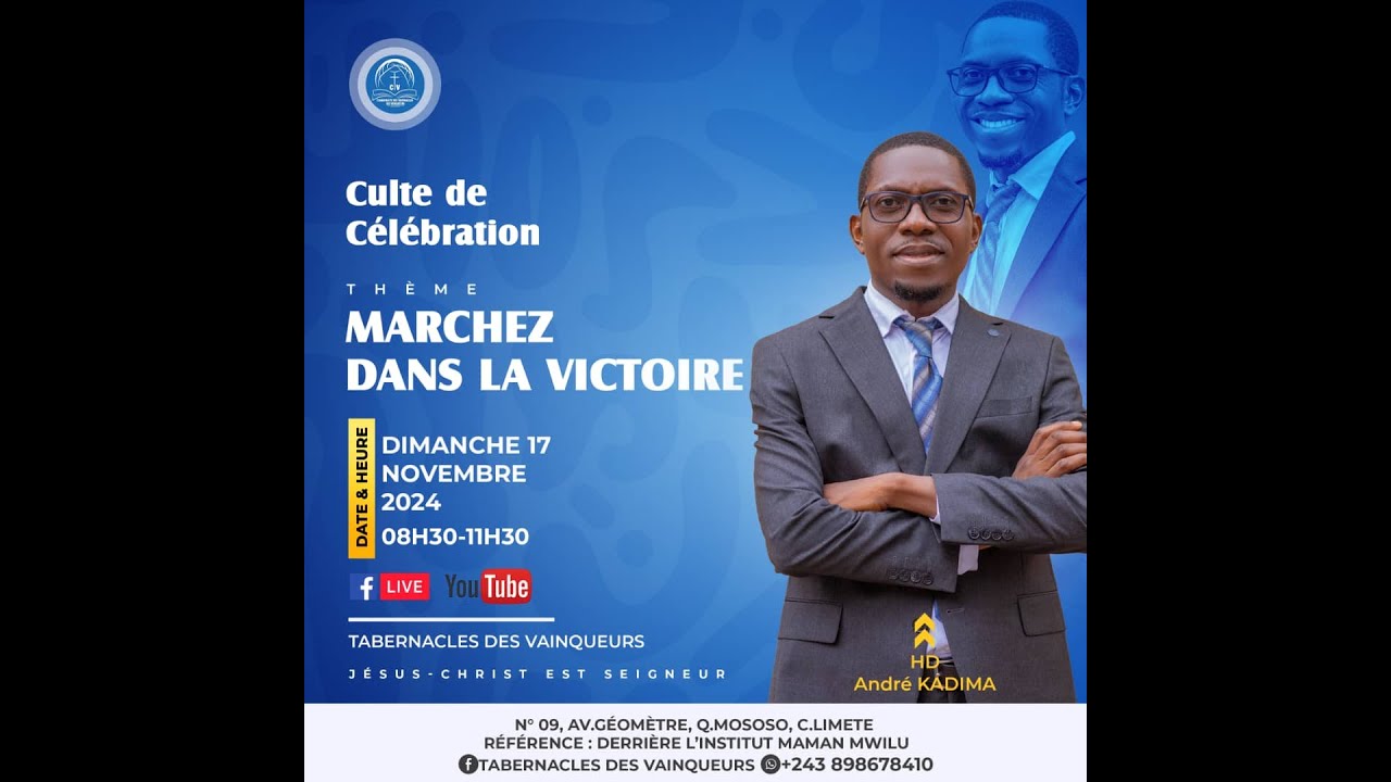 MARCHER DANS LA VICTOIRE | HD. ANDRE KADIMA - YouTube