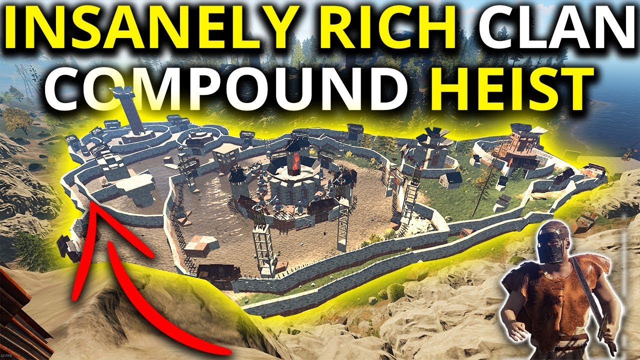 INFILTRATING INSANELY RICH RUST CLAN COMPOUND. THEY HAD NO DOORS ...