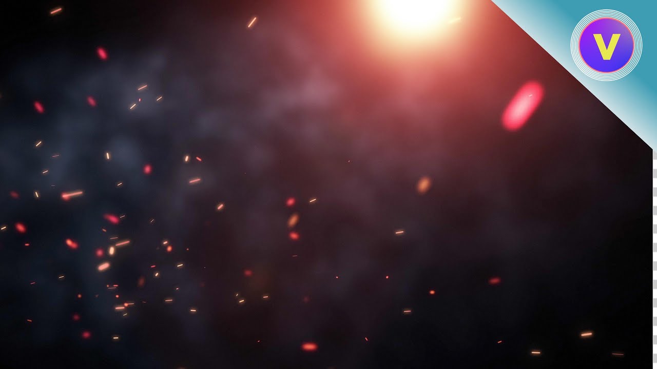Fire Particles Background With Smoke Effect | Animation | Free Footage ...