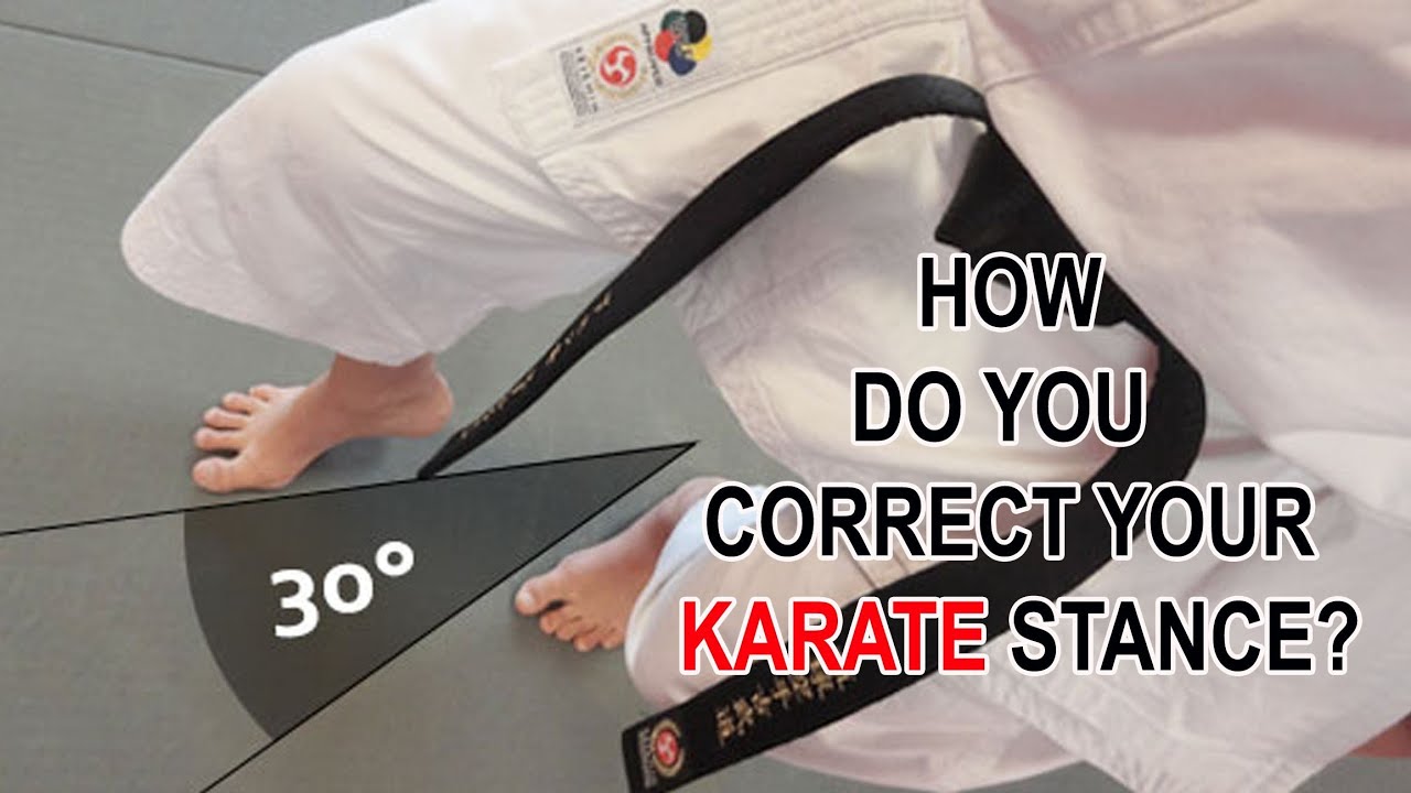 How do you correct your karate stance? - YouTube