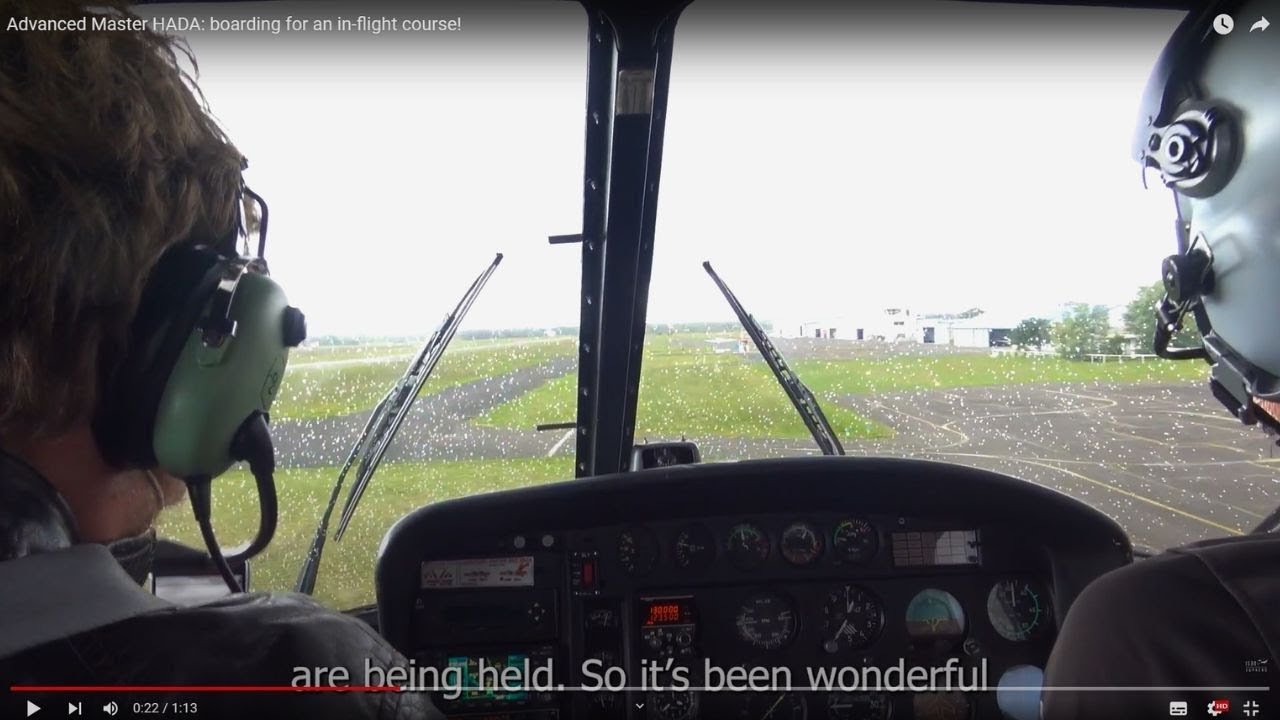 Advanced Master HADA: boarding for an in-flight course! - YouTube