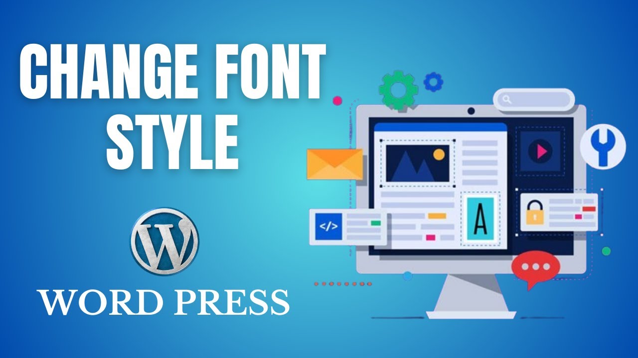 How to Change Font Style in WordPress Website - YouTube