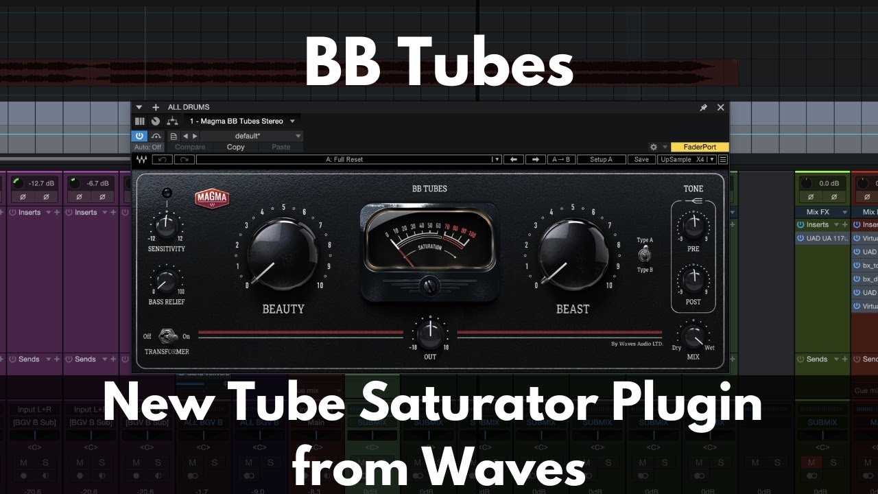 BB Tubes | New Tube Saturator Plugin from Waves | Hear It In Action ...
