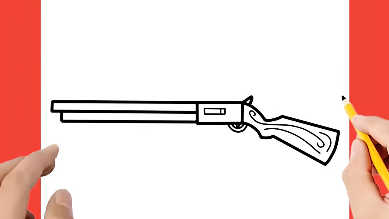 Dibujo De Escopeta