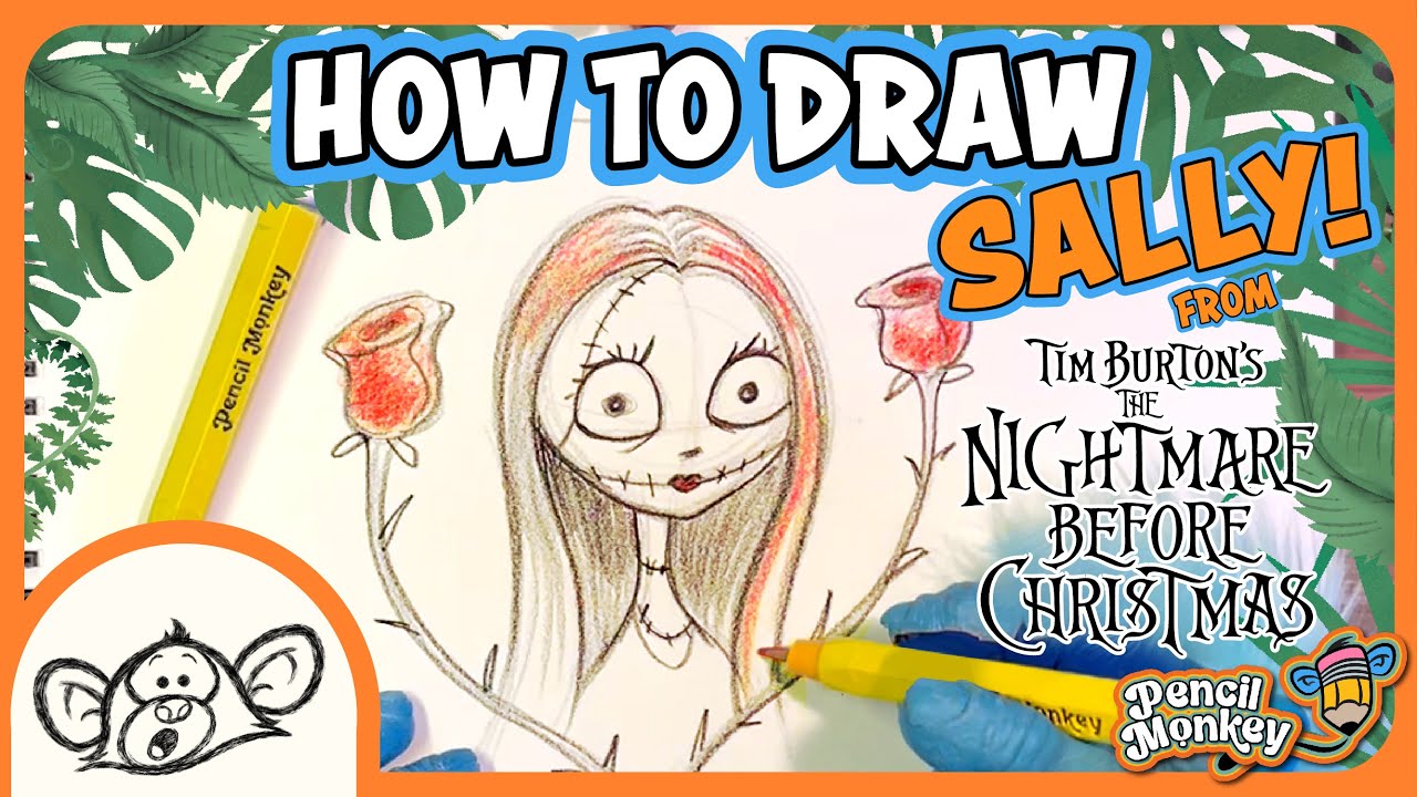 Learn How to Draw Sally from The Nightmare Before Christmas with Cecil ...