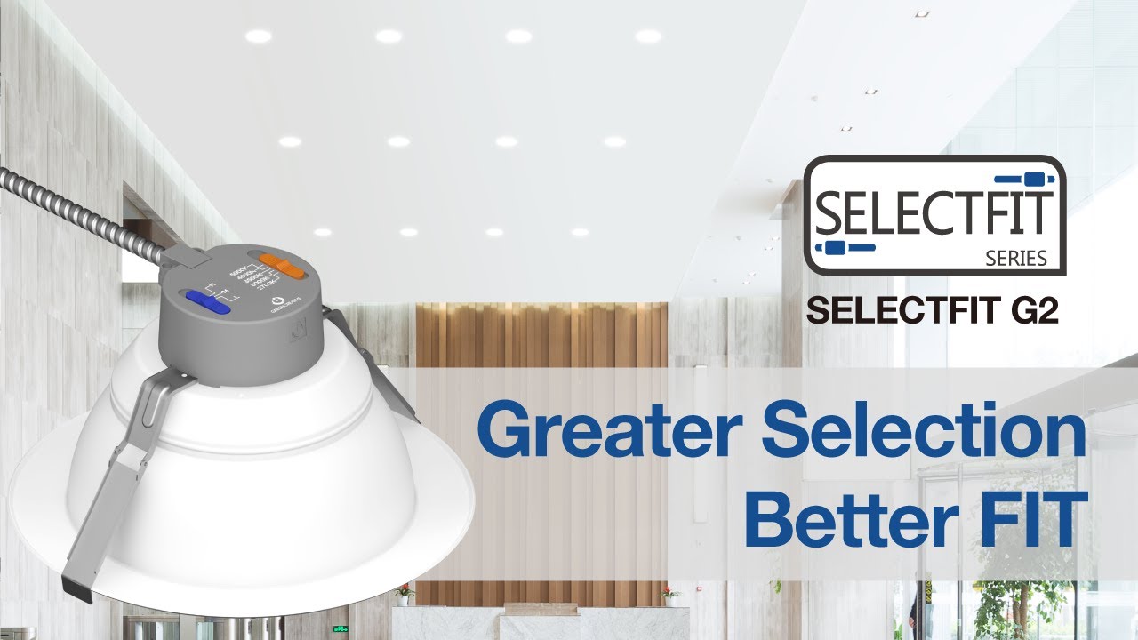 SELECTFIT G2 Commercial Downlight - YouTube
