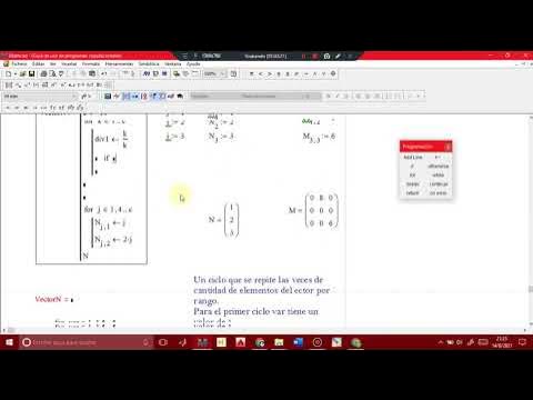 PROGRAMACIÓN MATHCAD // METODOS NUMERICOS 1 - YouTube