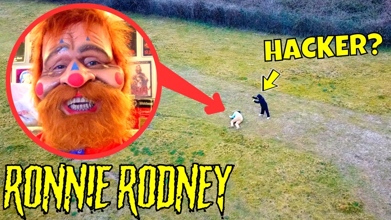 CLOWN RONNIE RODNEY CATTURATO DAL DRONE NELLA VITA REALE! **Un HACKER ...