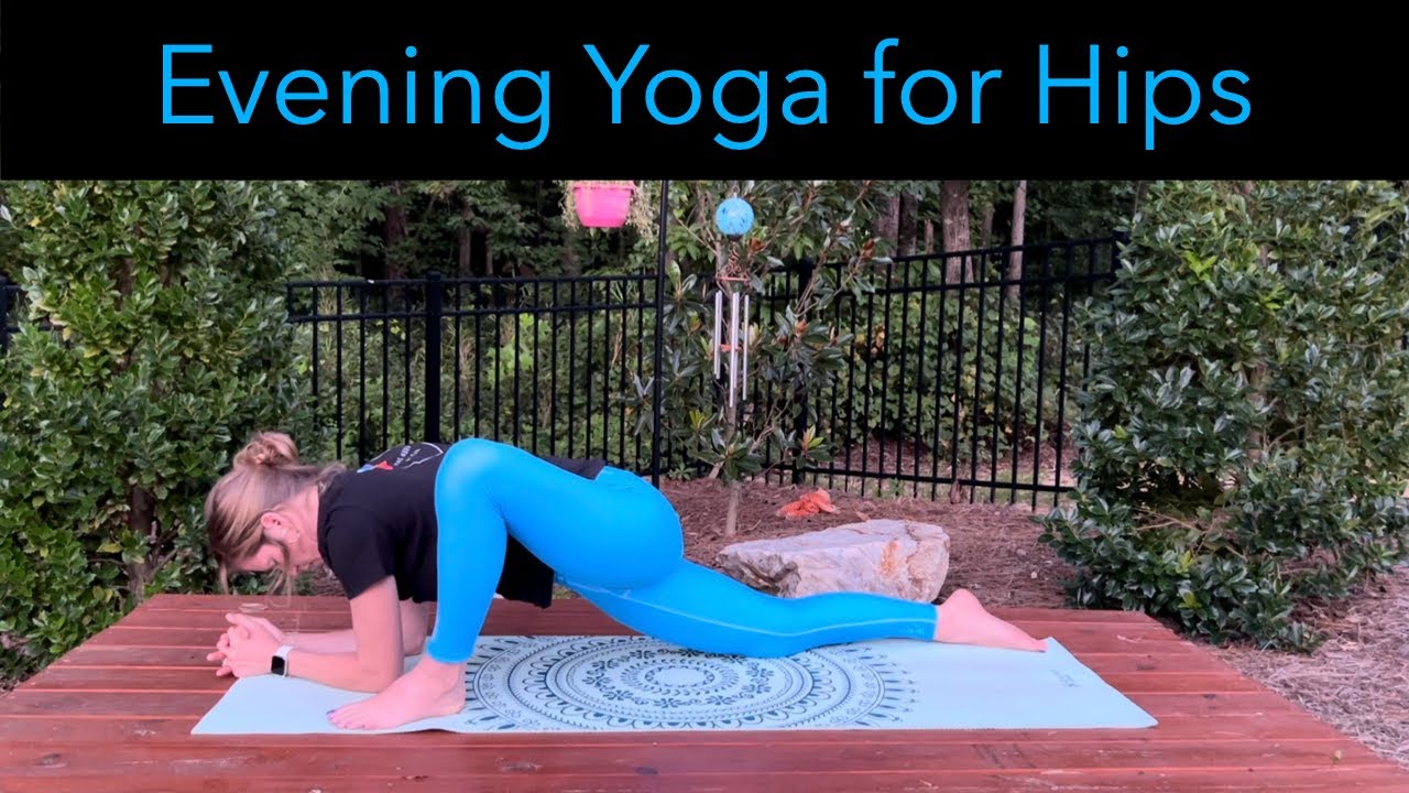 Evening Yoga for Hips | Bedtime Stretch with Minimal Cues - YouTube