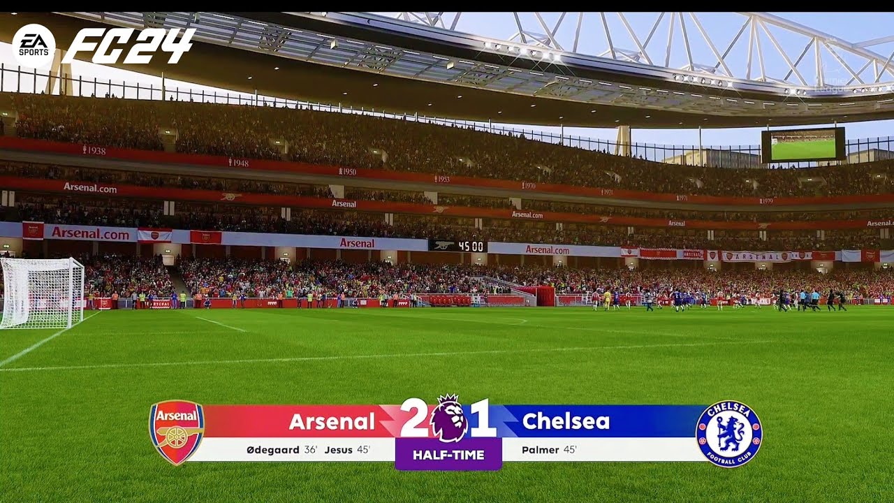 FC 24 Arsenal vs Chelsea, Emirates stadium, premier league - YouTube