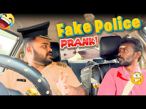 Fake Police Prank 🤣 | Tamil Taxi | Car Pranks | Tamil Car Pranks | Car Funny videos
