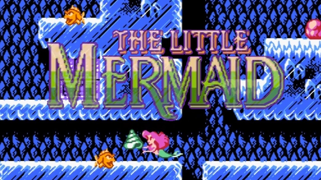 The Little Mermaid - (NES - Dendy - 8 bit) - Полное прохождение ...