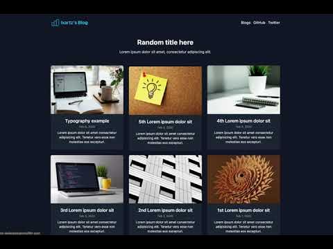 Astro boilerplate Template for Portfolio and Blog built with React and Tailwind CSS - YouTube