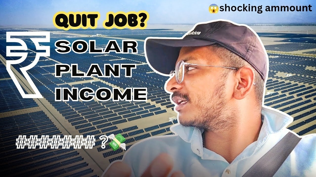 Solar Power Plant Income Per Month 😱💸 | Income Reveled | #travel # ...