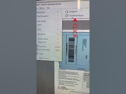 Problem Solved! Rotate Label For Print - YouTube