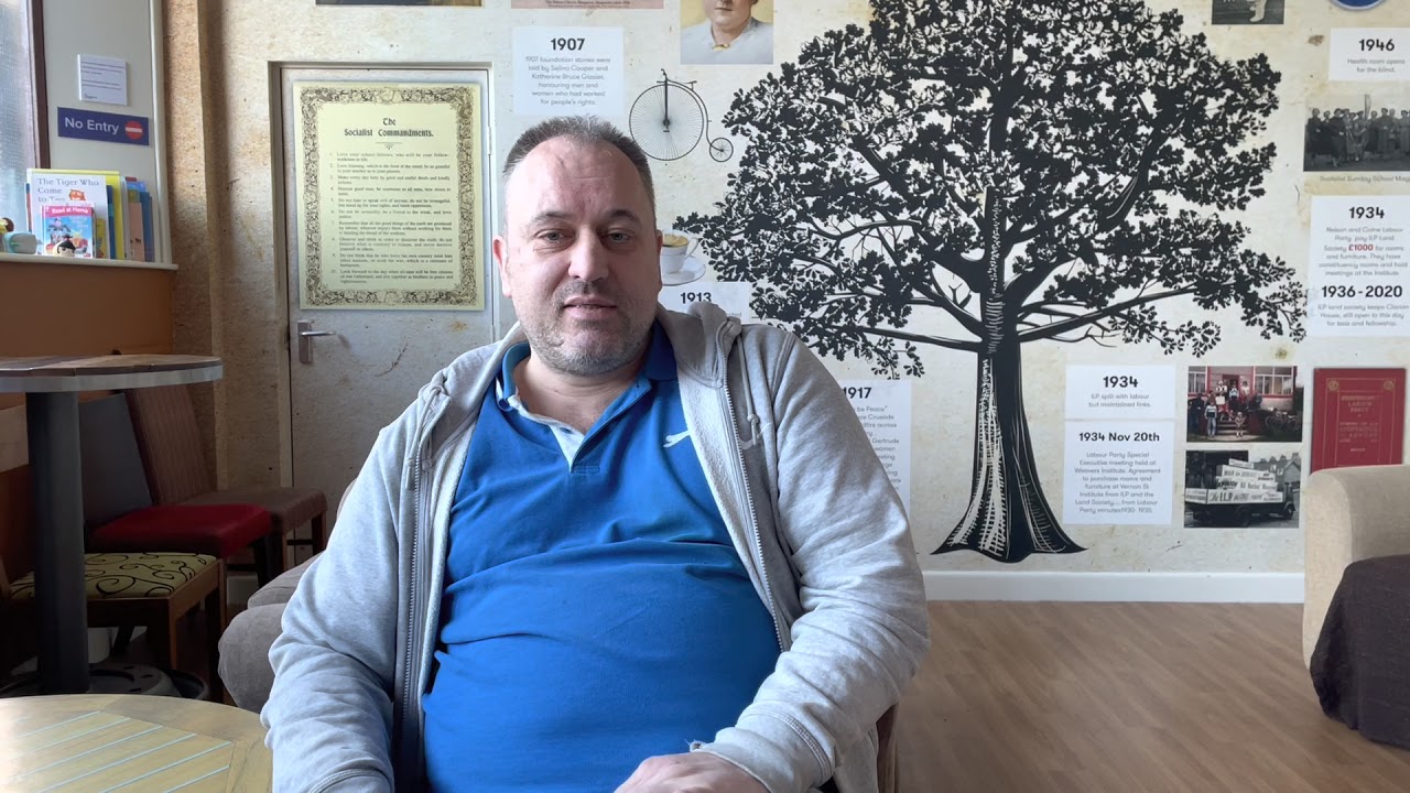 Craig Stubbs a volunteer for the Selina Cooper Project, Unity Hall ...