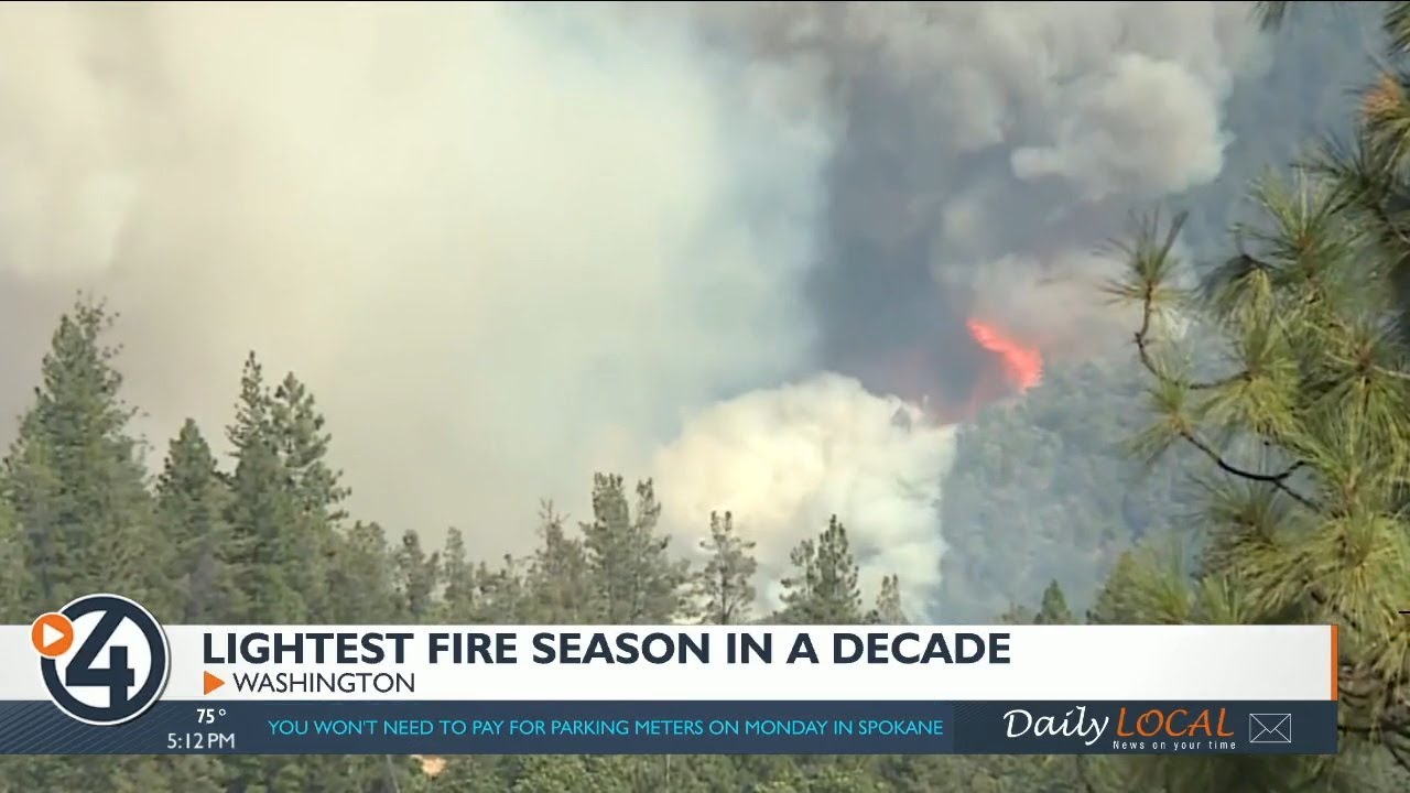 Washington state’s fire season lightest in a decade - YouTube