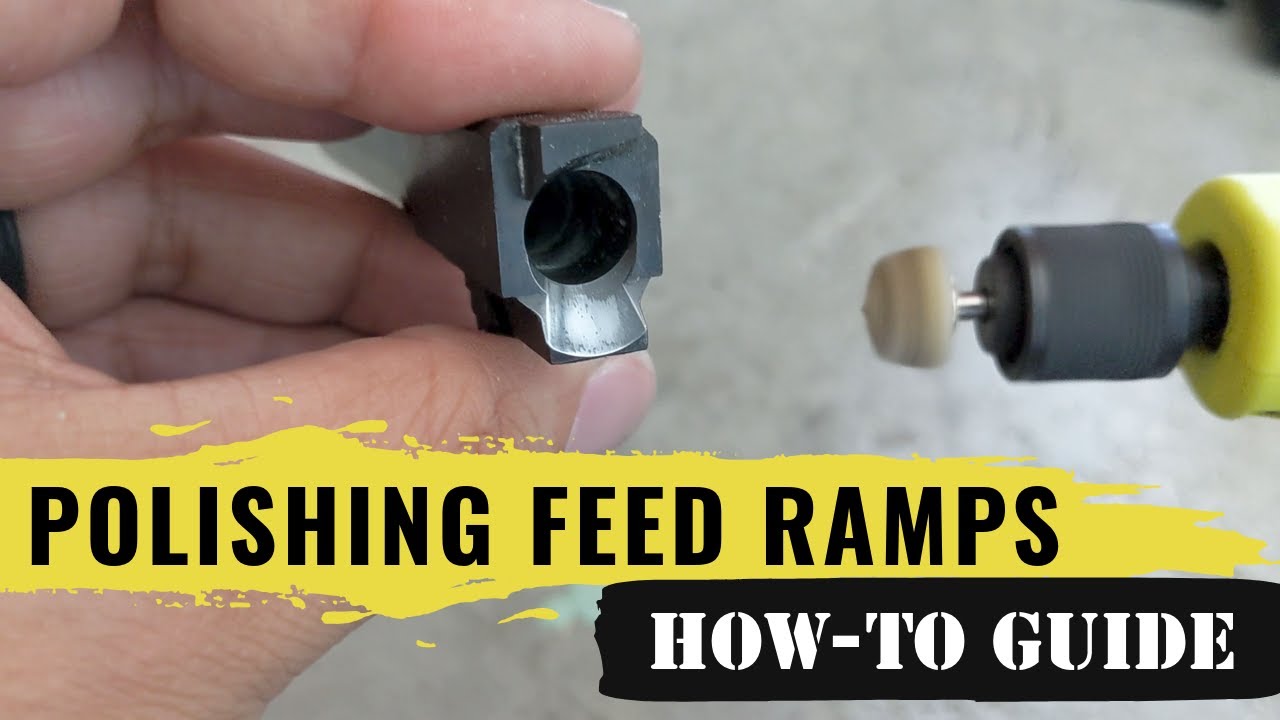 How To Polish the Feed Ramps on your Handgun Barrel - YouTube
