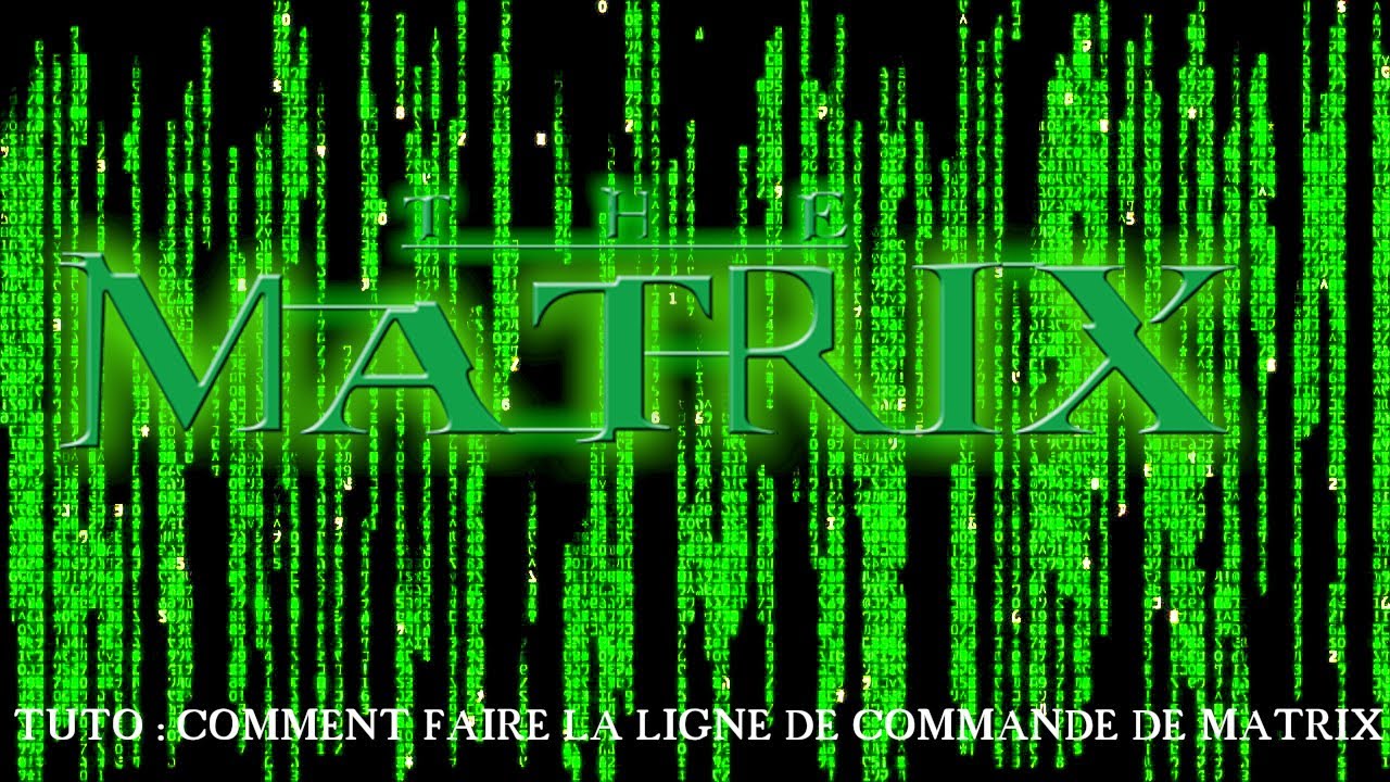 TUTO : COMMENT FAIRE LES LIGNES DE CODE DE MATRIX ! - YouTube