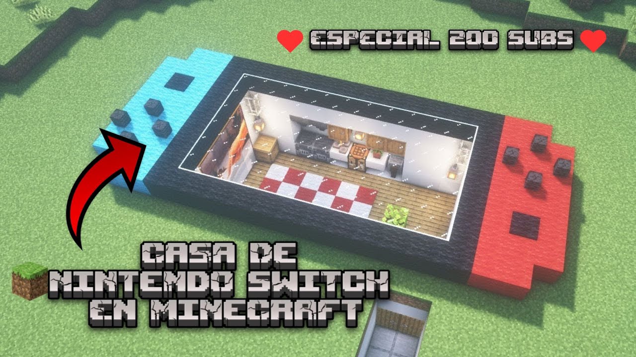 ¿COMO HACER UNA CASA DE NINTENDO SWITCH?🕹️especial 200 SUBS💖 y contando ...