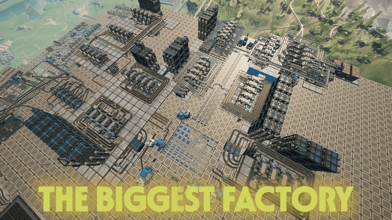 🔴LIVE: COMPLETING THE BIGGEST STARTER BASE FACTORY IN SATISFACTORY ...