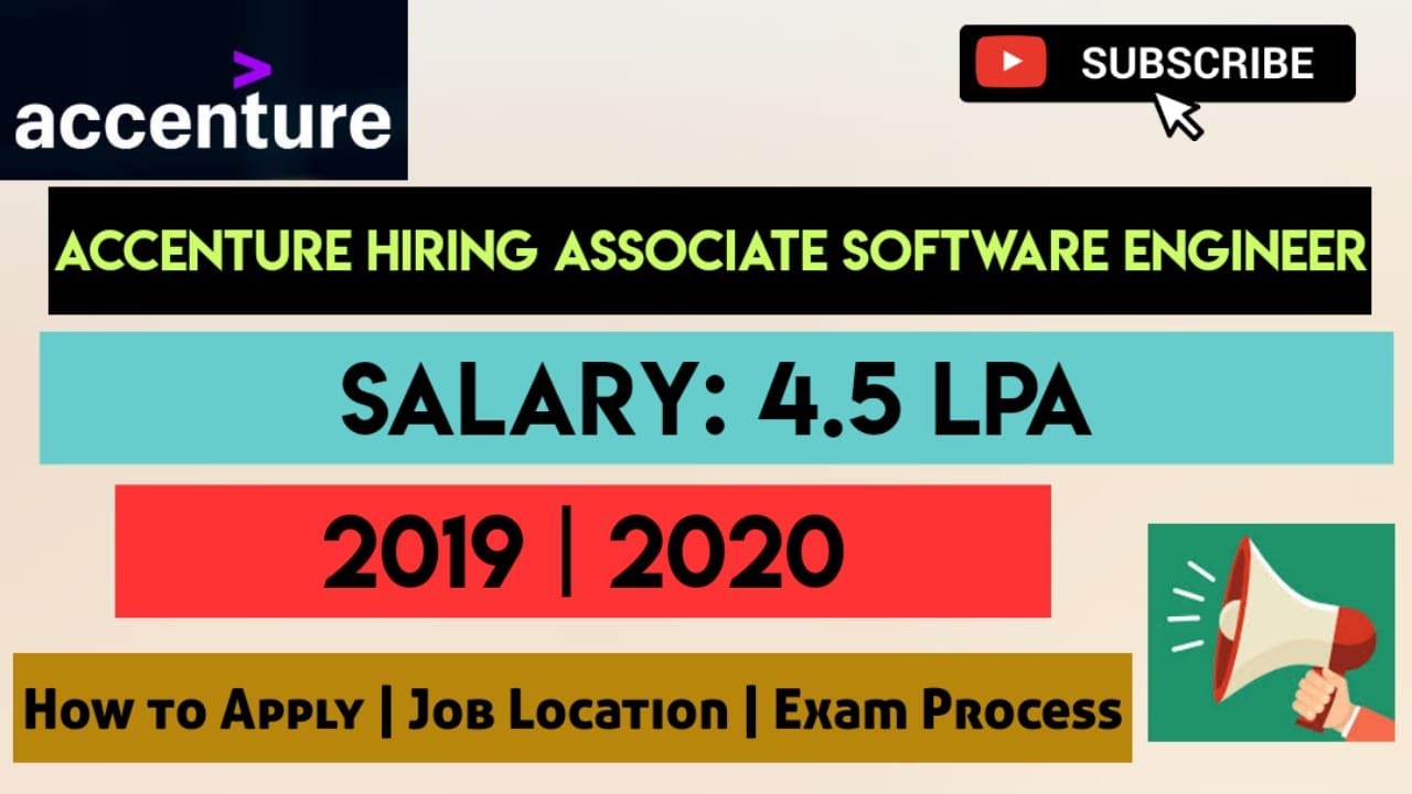 Accenture Hiring Associate Software Engineer | 2019,2020 | 4.5LPA ...