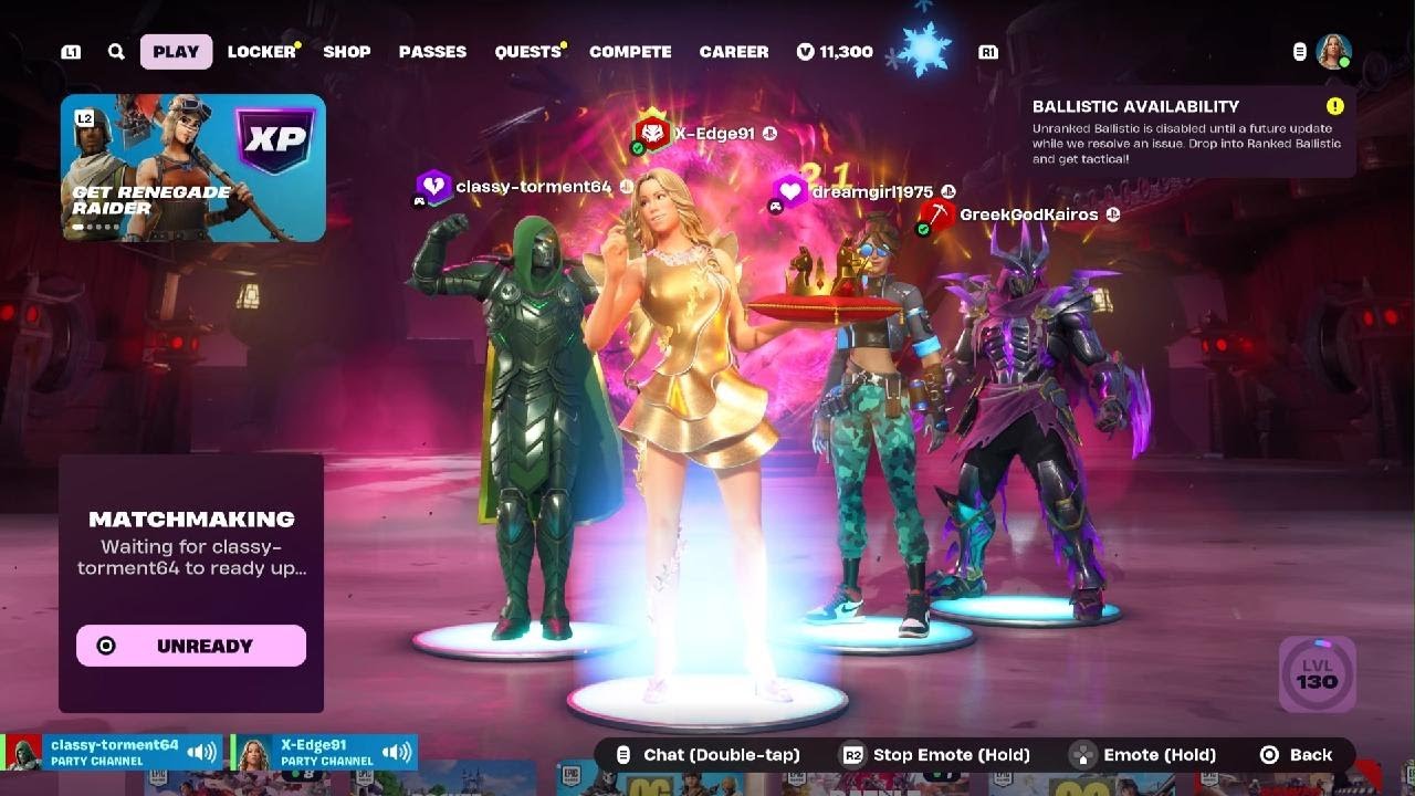 Fortnite - Easy Pickings (Zero Build - Squad/Mariah Carey) - YouTube