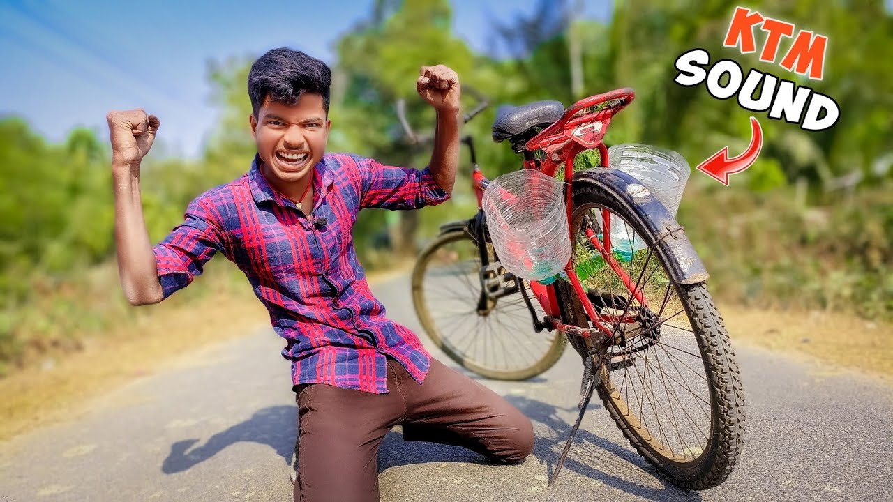 We Made Biggest ktm silencer in Cycle 😱 | | experiment | | ktm sound in ...