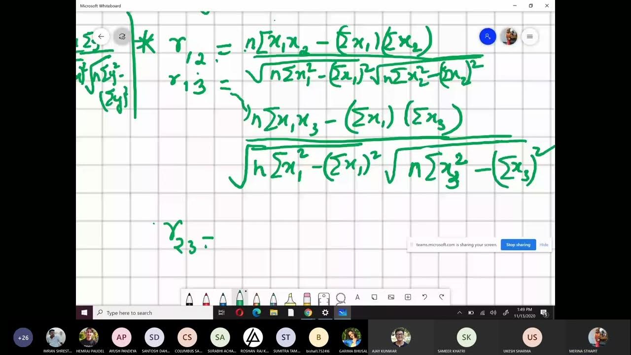 Correlation and Regression | 4 sem BCE | Lec 2 - YouTube