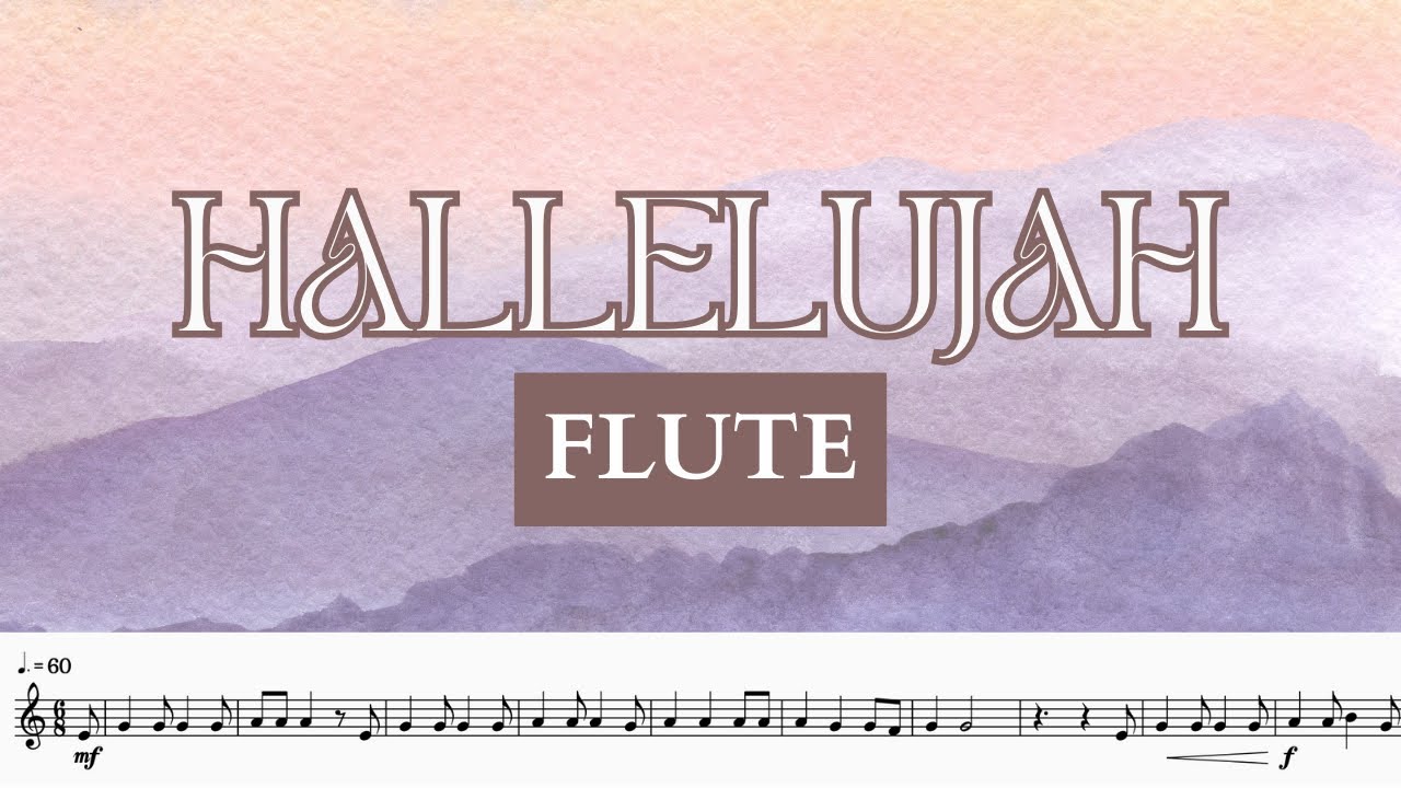 Flute • Hallelujah Leonard Cohen sheet music | Shrek soundtrack - YouTube