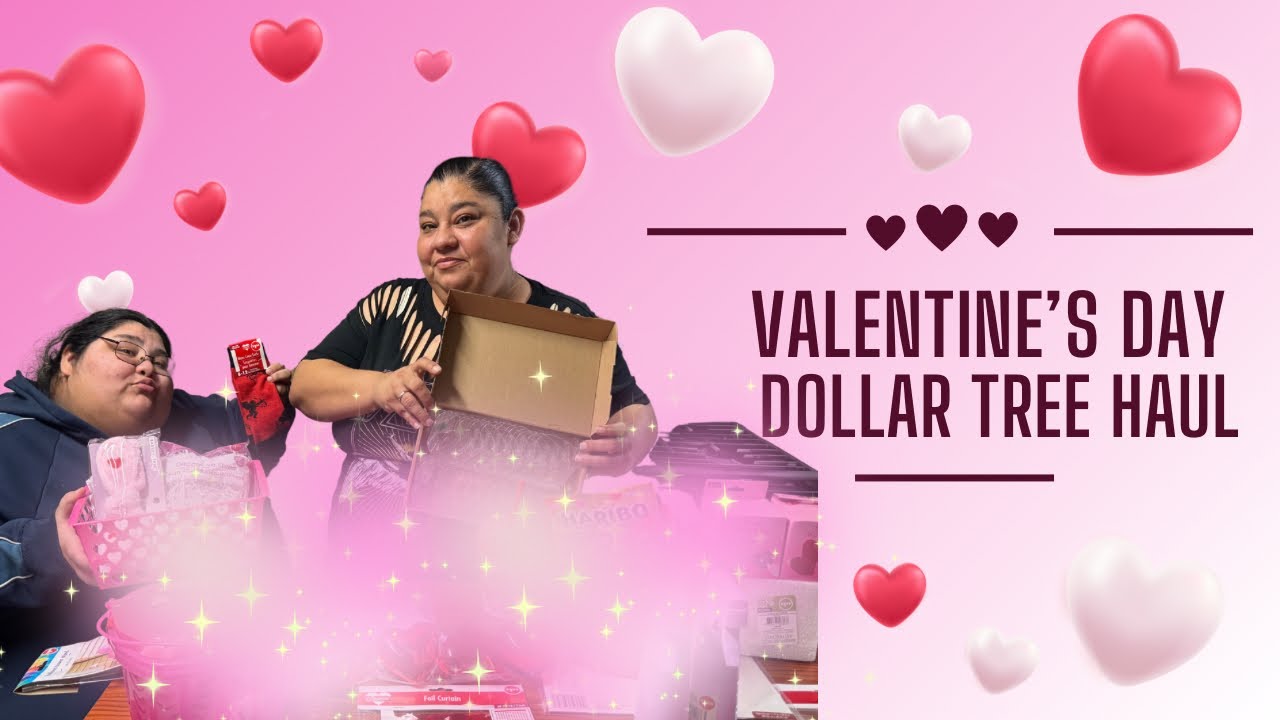 Valentine's Day Dollar 25 Tree Haul - YouTube