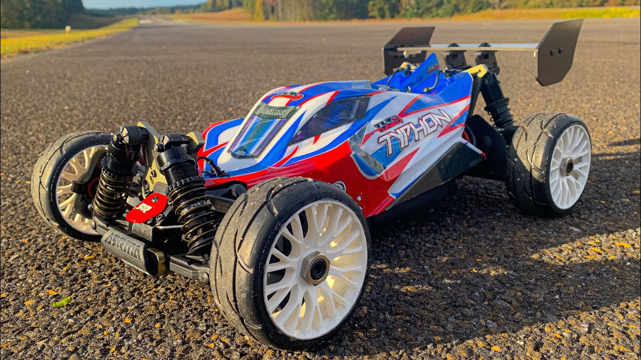 Arrma Typhon 6S RC Speed Run - 131mph!! On stock motor - LiperiAir Lipo ...