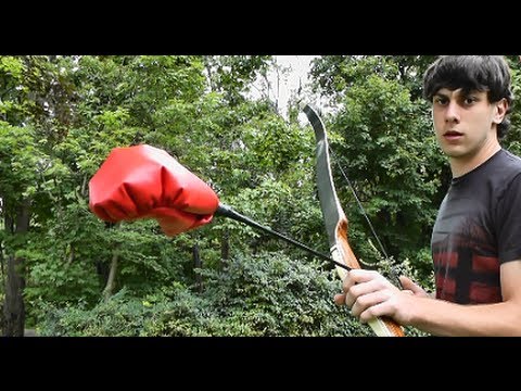 How to make boxing glove arrow / blunt arrow prototype - YouTube