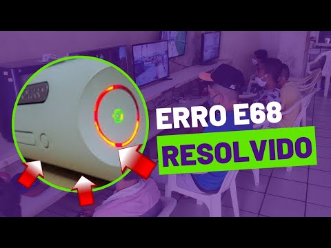 Como consertar XBOX 360 erro E68 facilmente sem abrir console - YouTube