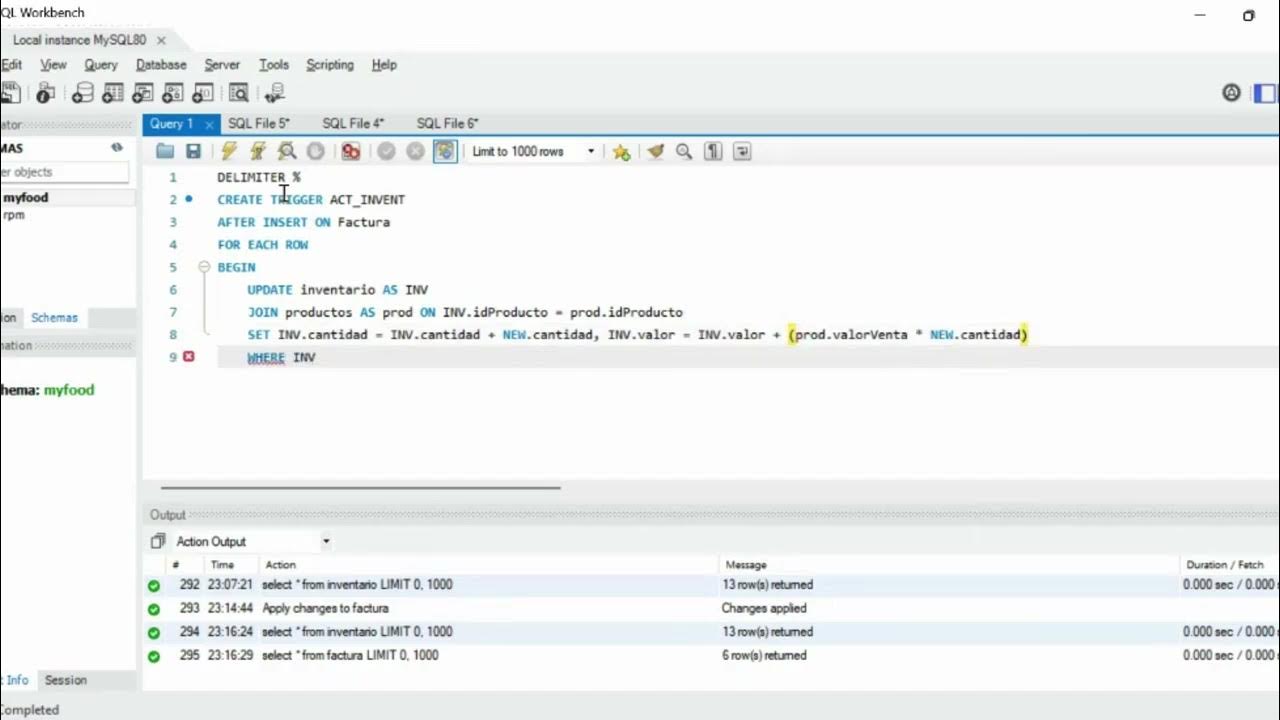 TRIGGER MYSQL - YouTube