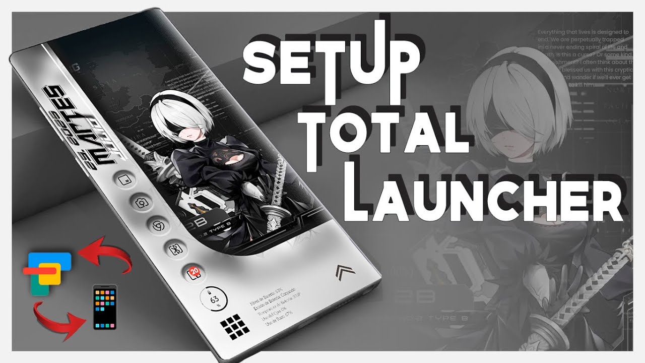 🚀Tema Anime TOTAL LAUNCHER: Personaliza Cualquier Celular Android ...
