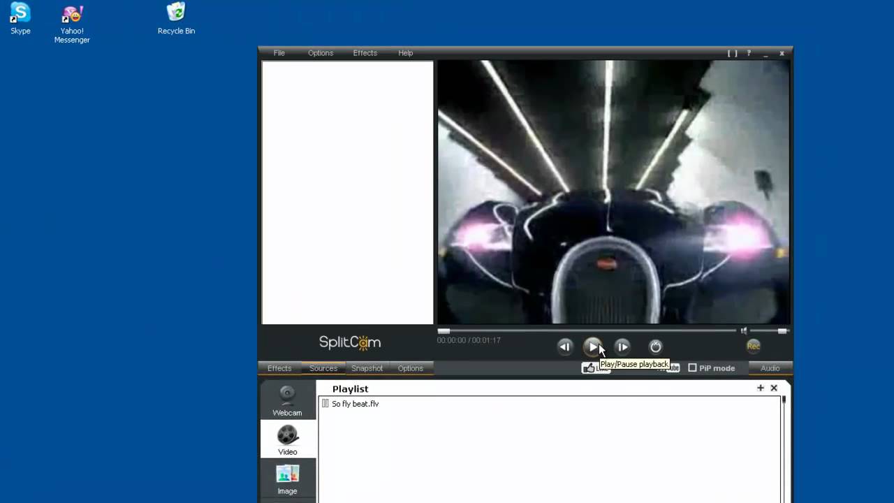 SplitCam audio effects - YouTube