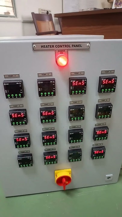 Electrical temperature controller panel using GIC controller #gic - YouTube