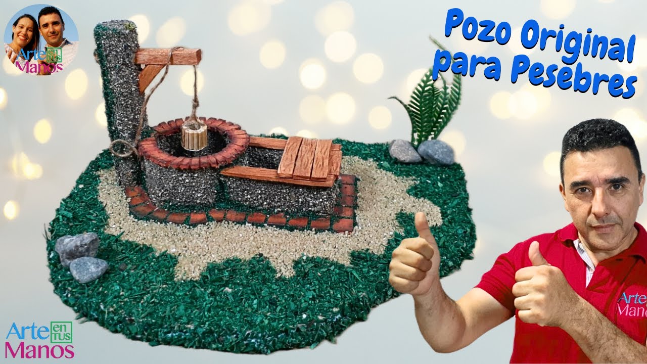 🔴Haz Tus Propios POZOS PARA PESEBRES, BELENES en Cartón, Fácil Con Arte ...