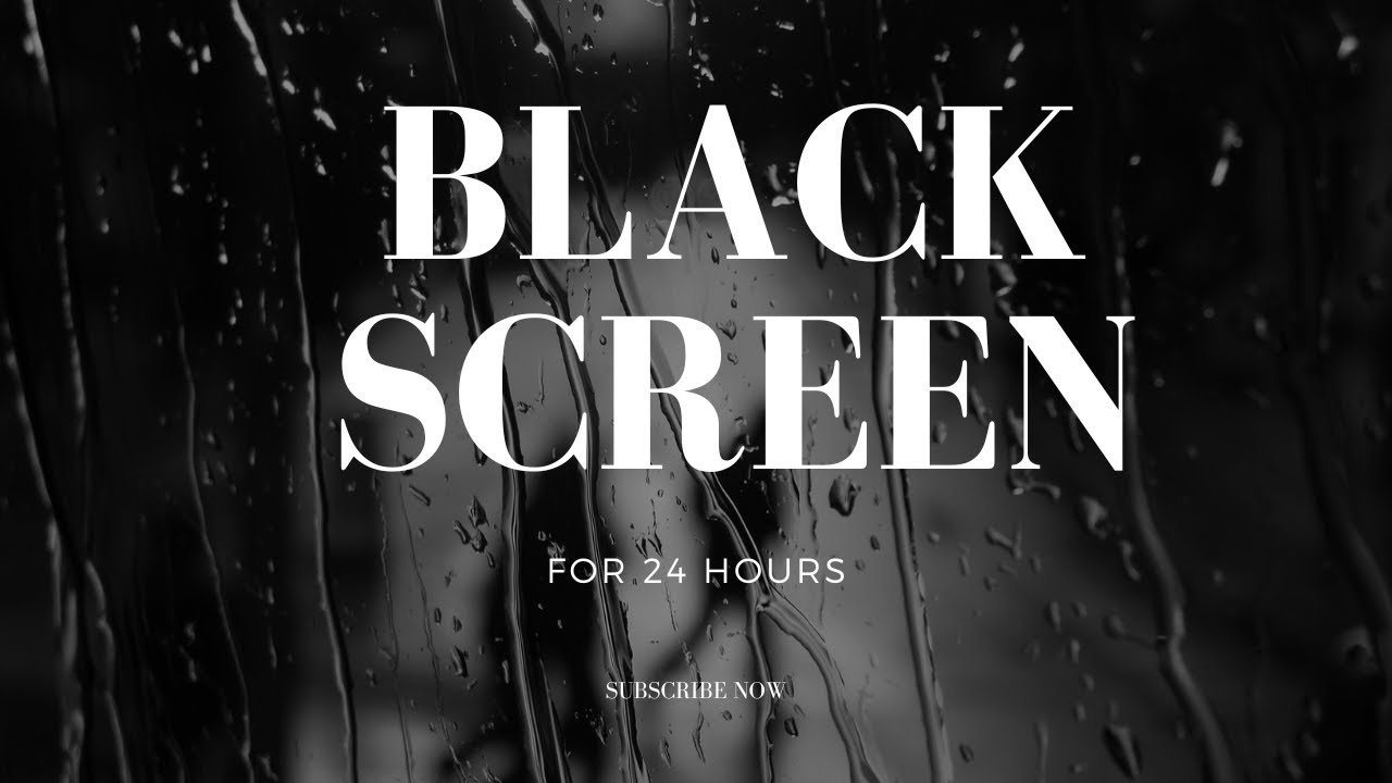 Black Screen | A Screen Of Black Color For 3 Hours | Background ...