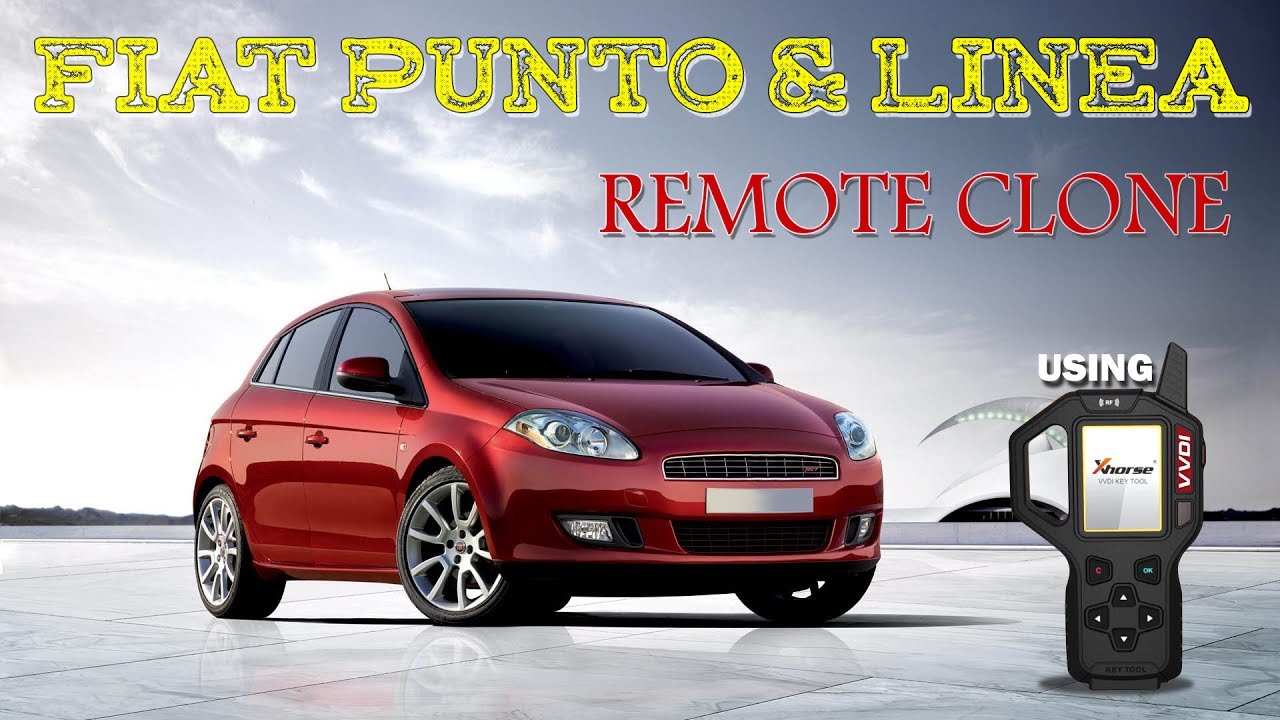 Fiat Punto and Linea Remote Clonning - YouTube
