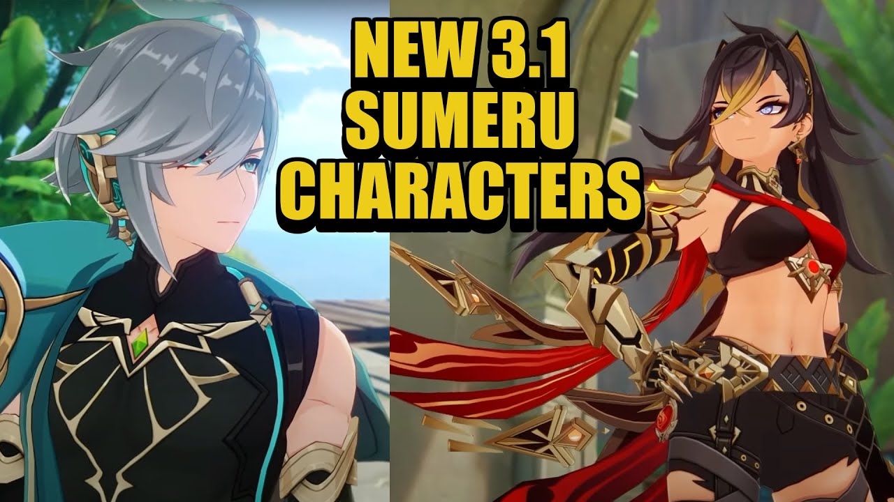 NEW SUMERU 3.1 CHARACTERS REVEALED? | Reaction | Genshin Impact - YouTube