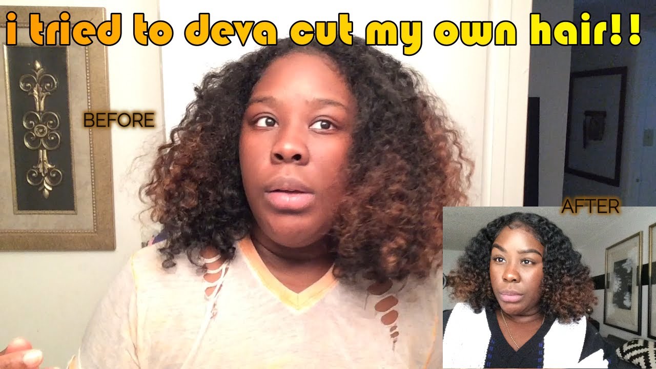 DIY DEVA CUT | IT WENT...OK - YouTube