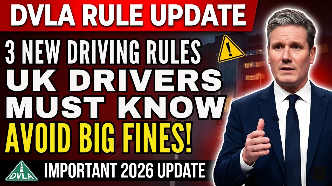 DVLA Update 🚨 3 Major New Driving Rules Just Announced for Drivers You ...
