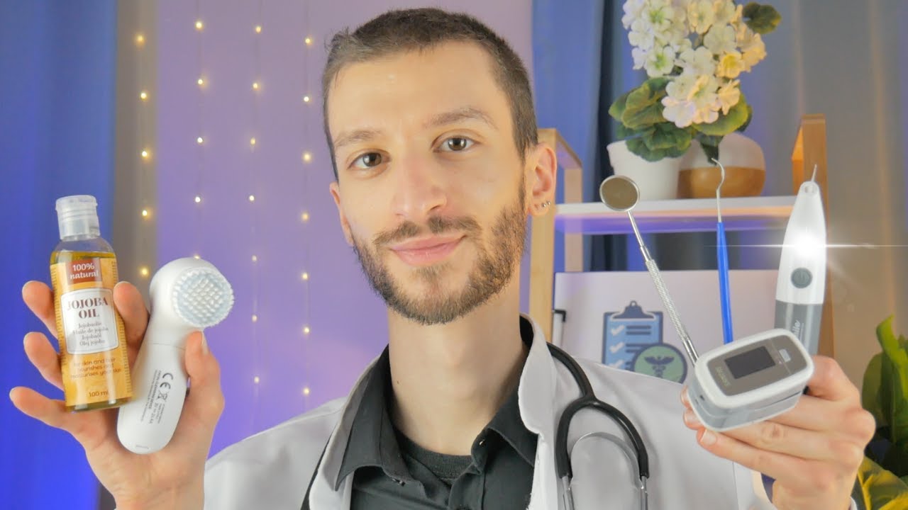 Fast ASMR - Ear Exam, Eye Exam , Spa Facial, Dentist, Yearly Check-up ...